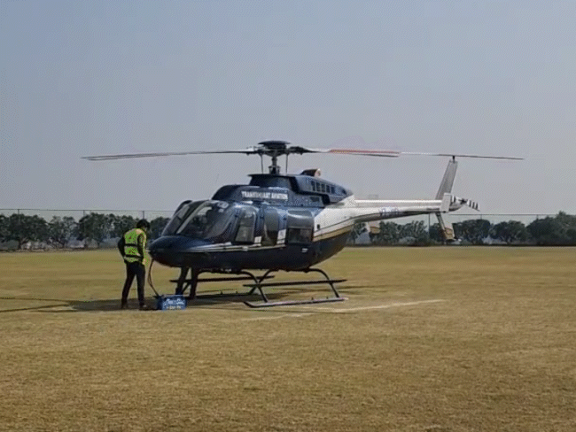 Second-hand helicopter operates Indore, Ujjain, and Omkareshwar service ...