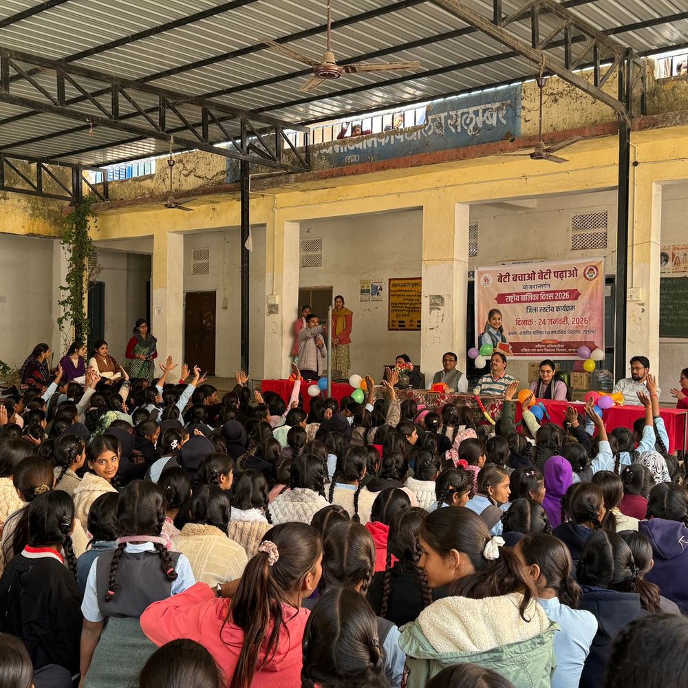Salumber hosts district-level National Girl Child Day events promoting ...