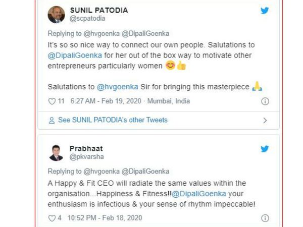 Welspun CEO Deepali Goenka danced with the staff in the office, the ...