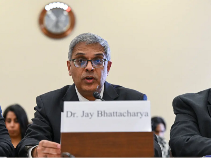 Trump names Indian origin Dr. Jay Bhattacharya as NIH Director | Bhaskar English