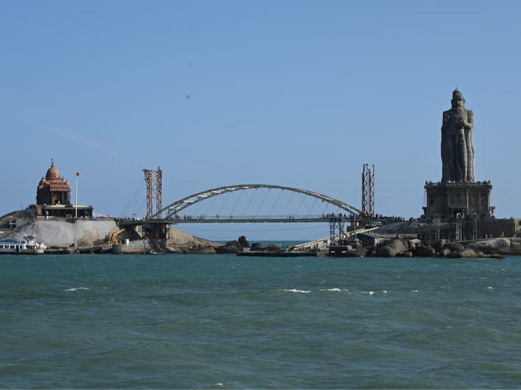India's first glass bridge inaugurated in Kanyakumari