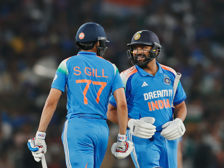 Rohit, Gill close in on Babar's no. 1 ODI spot | 4 Indians feature in ...