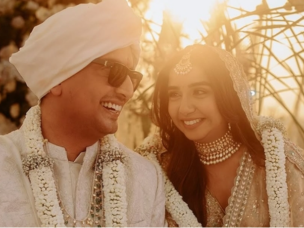 Prajakta Koli, Vrishank Khanal are married! | Bhaskar English