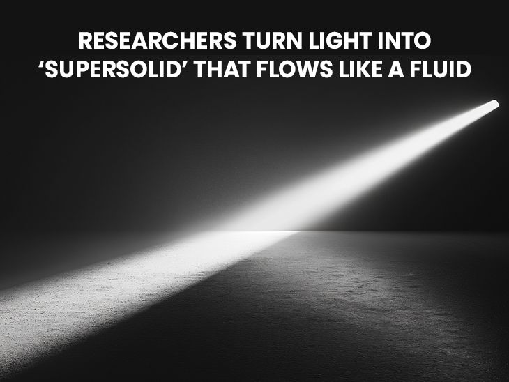 Researchers turn light into a 'Supersolid' for the first time-can light ...