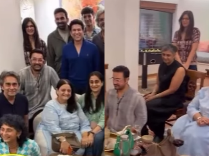 Aamir Khan attends Irfan Pathan's anniversary celebration with Gaur ...