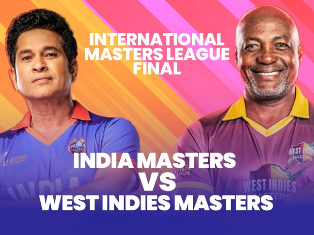 India Masters vs West Indies Masters- International Masters League ...