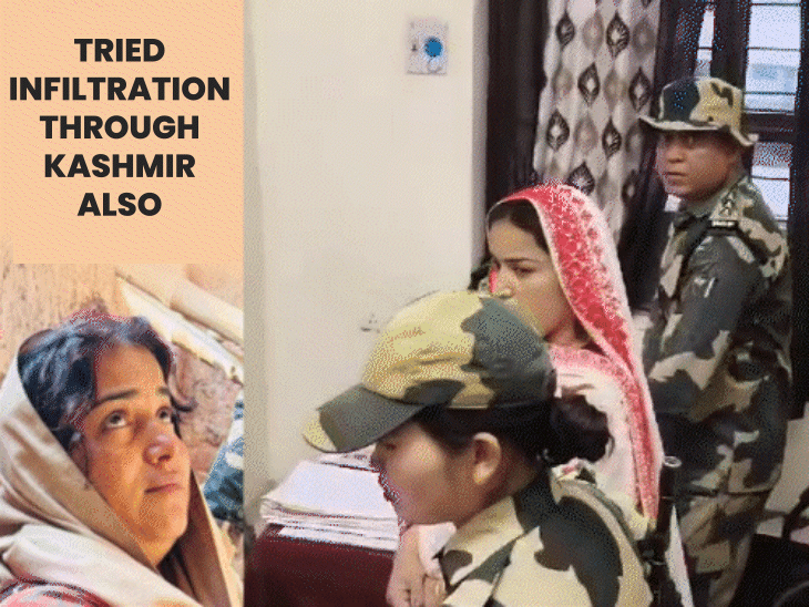 Pakistani woman infiltrates India after learning methods online; Caught ...