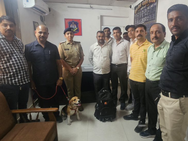 Drug trafficking via school bag caught at Surat railway station 4 kg ...