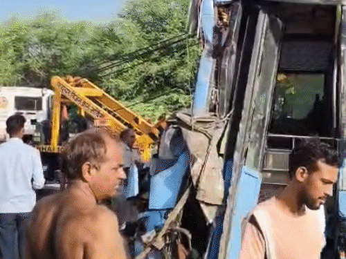 Sleeper bus overturns in Rajsamand claim 3 lives more than 15 injured