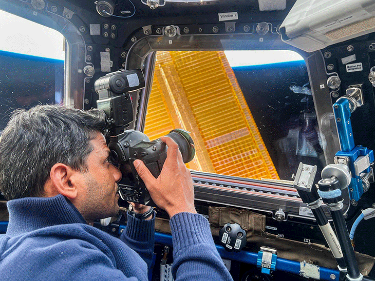 Astronaut Shubhanshu viewed Earth from ISS's special window | Bhaskar ...