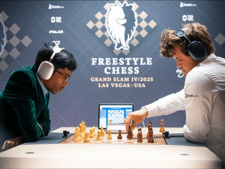 R Praggnanandhaa beats Magnus Carlsen in Grand Slam tour: Indian ...