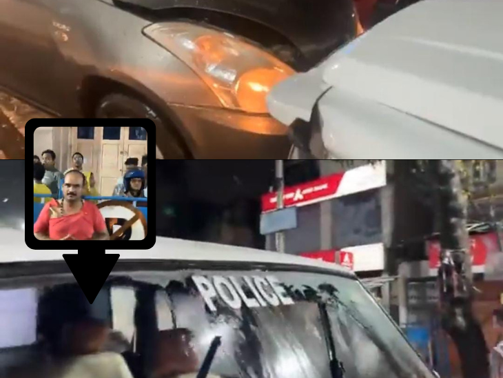 kolkata police car rams vehicles in hati bagan drunk cop sparks outrage ...