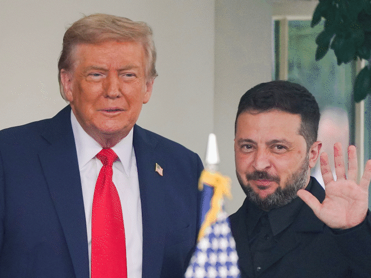 Zelensky ditches uniform, dons suit for Trump meeting | PHOTOS; Meloni ...
