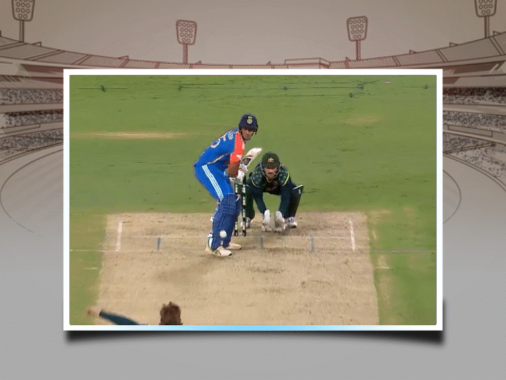 Watch| Shivam Dube hits 117m six out of the stadium: Abhishek Sharma ...