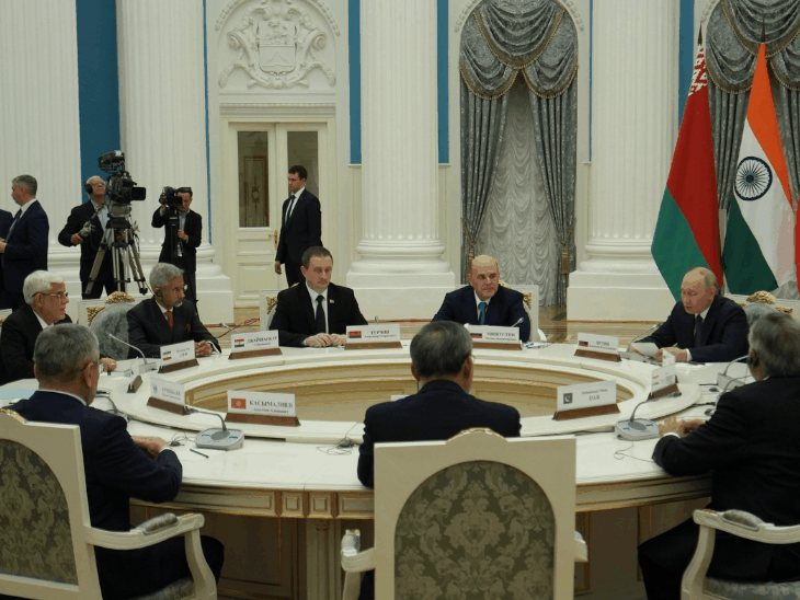 Jaishankar holds talks with Putin at SCO meet in Moscow
