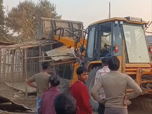 Clash breaks out with officer during ‘Operation Bulldozer’ in ...