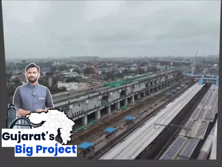 Kalupur Station: Bullet Train Takes Flight with Kite Theme in Ahmedabad