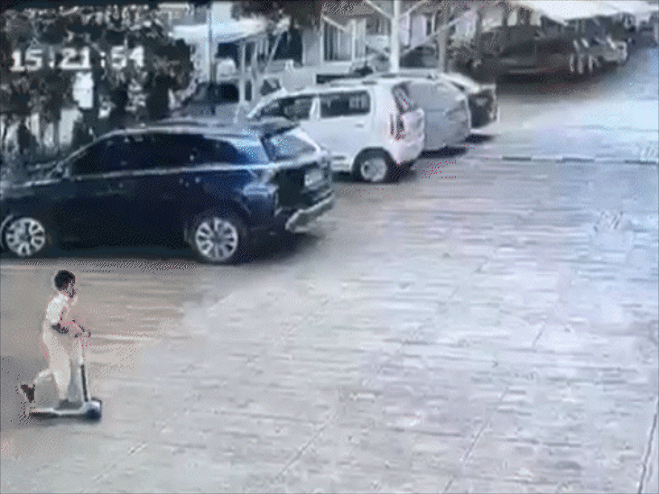 Pune Child Run Over in Housing Society; CCTV Footage Goes Viral