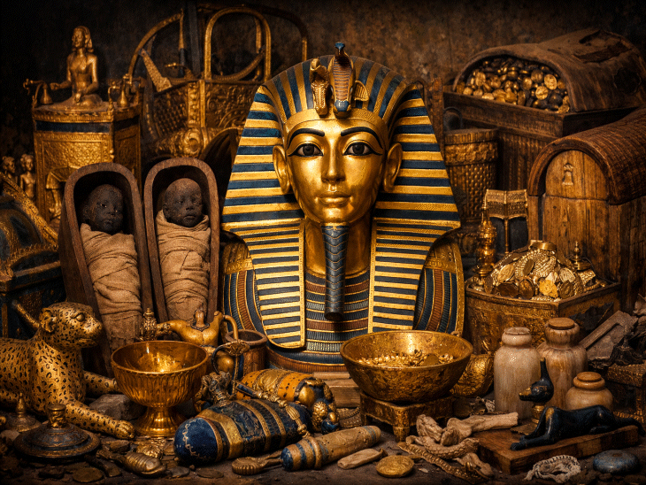 King Tutankhamuns Tomb Stories | Egypt Burial & Treasures