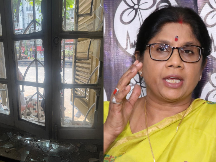 Girish Park Clash: BJP–TMC Stone Pelting Damages Shashi Panja Residence ...