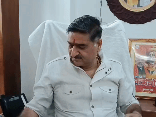 Aligarh MP Satish Gautam Sparks Eid Prayers Controversy; Shouting ...