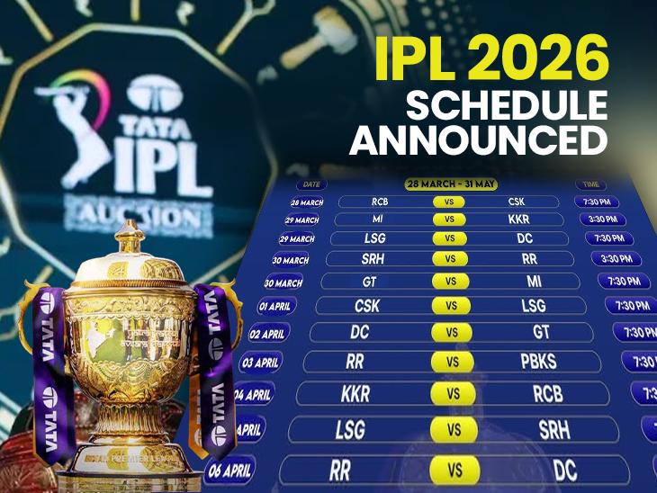IPL 2026 Schedule Out: MI vs CSK Wankhede Match; Playoff Dates | Taza ...