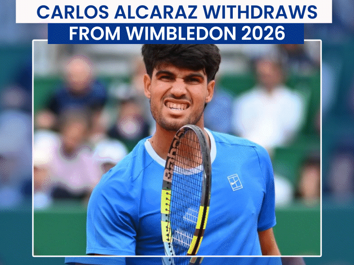 Carlos Alcaraz Withdraws Wimbledon 2026 | Wrist Injury