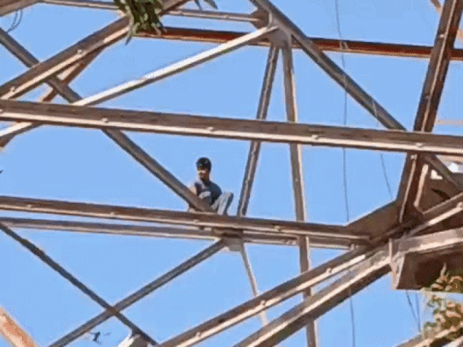MP Man Climbs 800ft BSNL Tower With Family; Army Called for Rescue