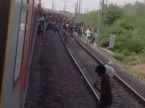 MP Train Accident: Passengers Hit by Train After Fire Rumour | Morena