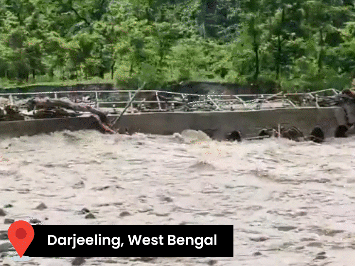 Darjeeling Bridge Washed Away, Shimla Landslide, Jharkhand Lightning ...