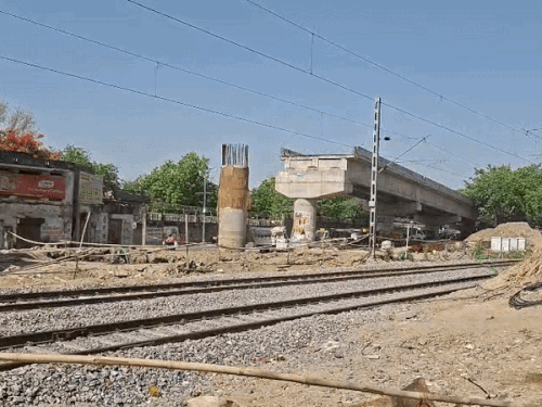 Ajmer Gulabbari ROB Girder Work: Traffic Diversion; Ekta Nagar Road Closed