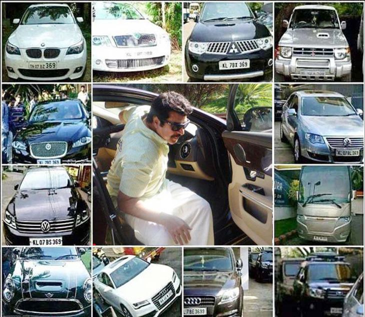 369 Car Collection Of South Indian Superstar Mammootty