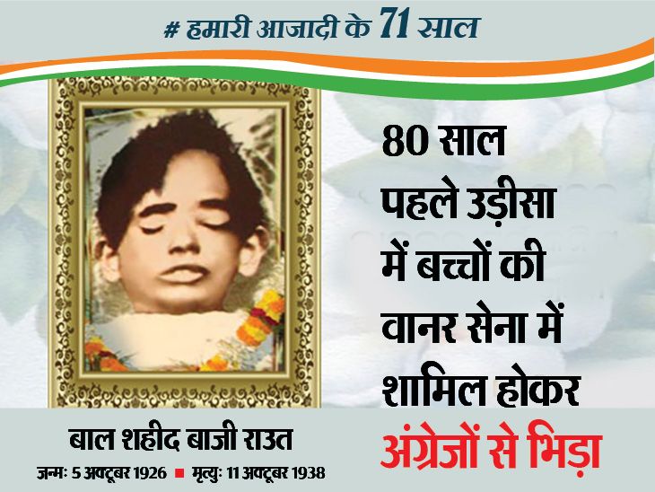 independence day 2018 indias youngest martyr baji rout from odisha ...