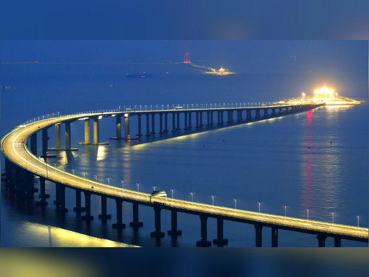 china made worlds longest hong kong zhuhai macau bridge on sea | चीन ने ...