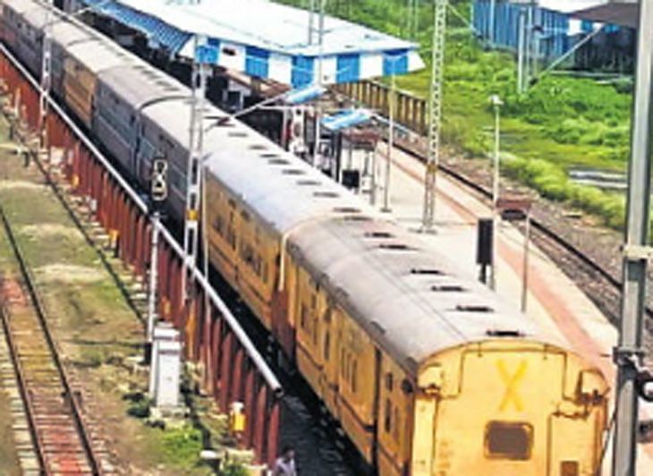 last round of the weekly special train between Indore and Patna ...