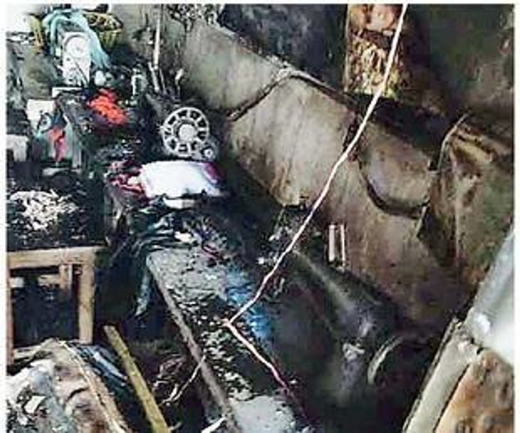 Mohali News - a fire broke out in a closed boutique in matore sector 70 ...