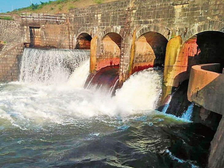 Irrigation department opened the gates of the dam to get the monkeys ...