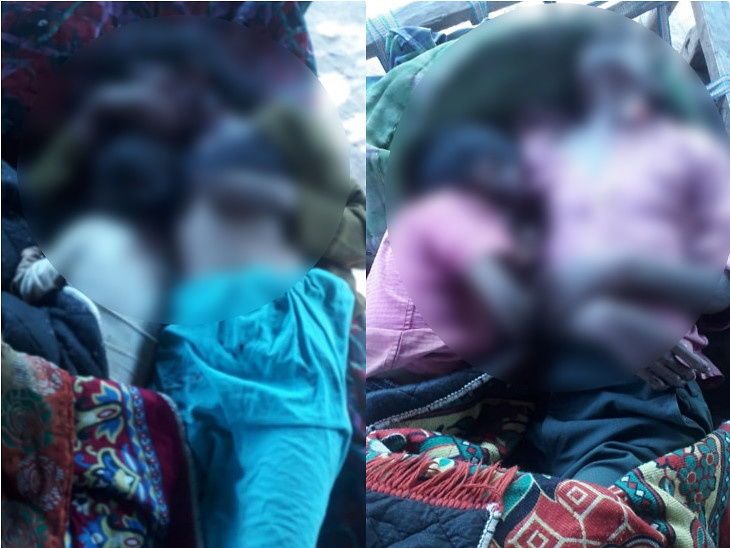 Dahod kills husband and wife and 4 children with sharp weapon