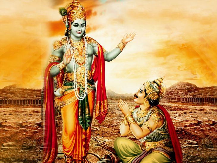Sri Krishna gave sermon to Arjuna in the form of verses, it contains ...