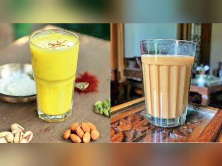 Lassi 5 then tea 10 rupees! Flex printing rate of 10 rupees but tax of ...