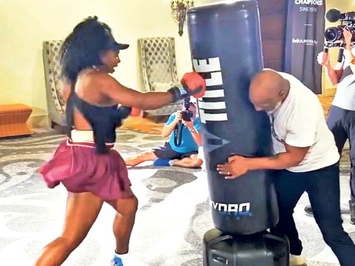 At the Australian Open in January, 7-time winner Serena is practicing ...