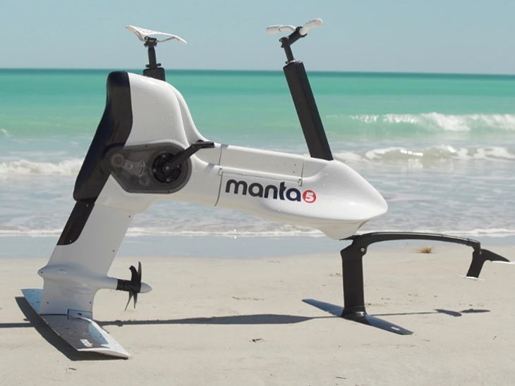 CES 2020: Manta 5 Hydrofoiler XE-1 electric bike rides on water | कीवी ...