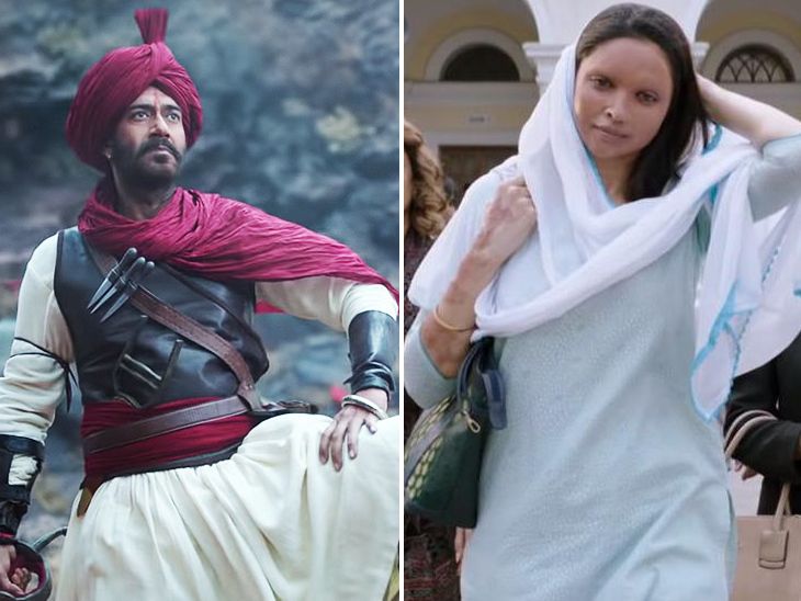 Ajay Devgn Tanhaji Chhapaak Collection | Deepika Padukone vs Ajay Devgn ...