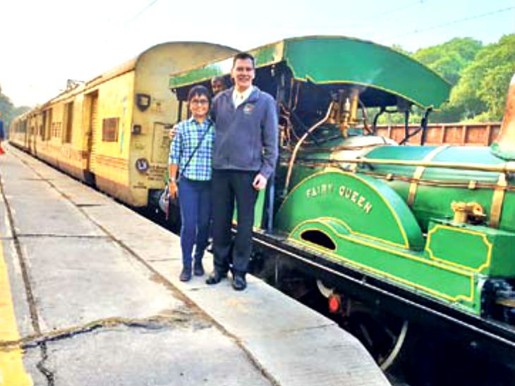 Railway: Steam Fairy Queen Engine reunited with Palace on Wheels | 30 ...
