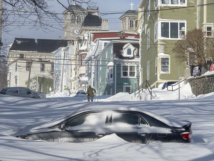 Bomb Cyclone; NewFoundland Canada St. John Bomb Cyclone Today Latest ...