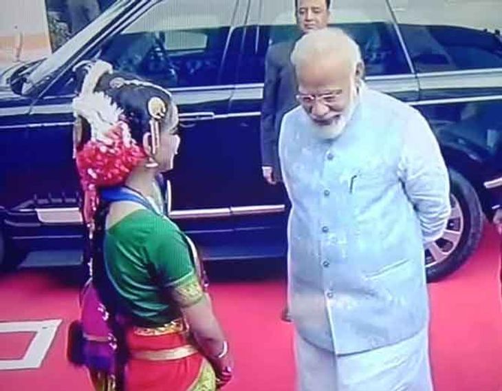 Isha of Jodhpur received PM, PM Modi asked - there is not much cold ...