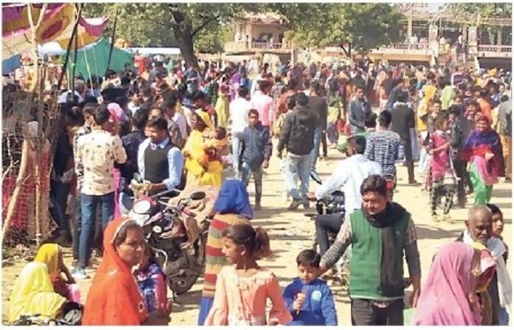 Bundi News - rajasthan news fair filled at arana mataji temple in anthra