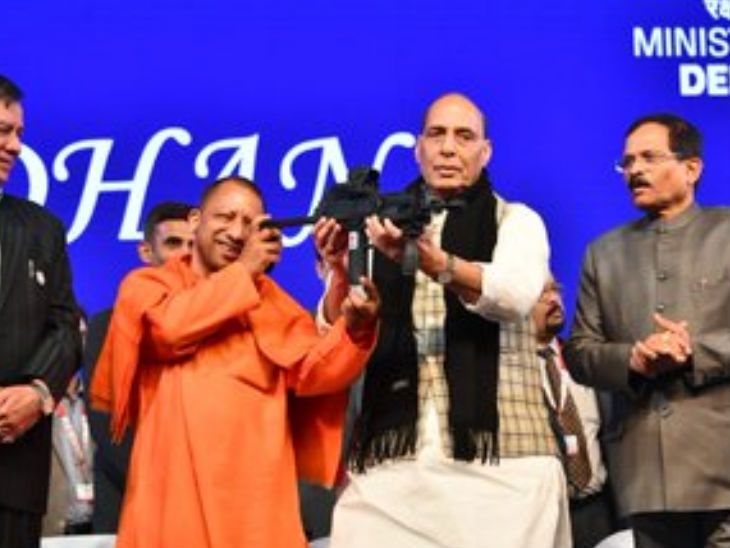 Rajnath Singh DefExpo | Defence Minister Rajnath Singh Lucknow Defence ...