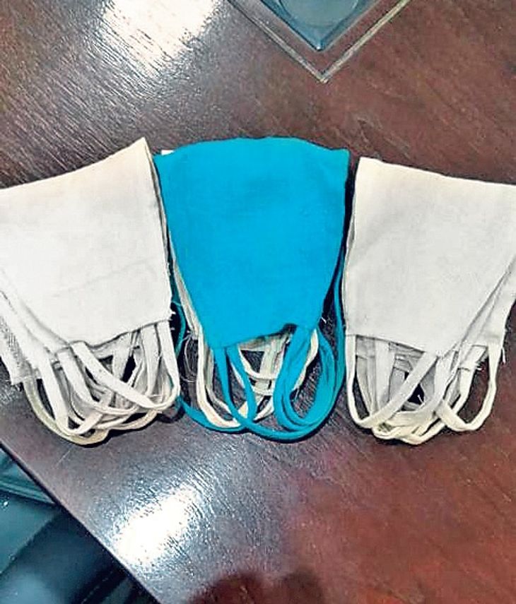 Inmates of Beur Jail learned to make masks from YouTube, have made more ...