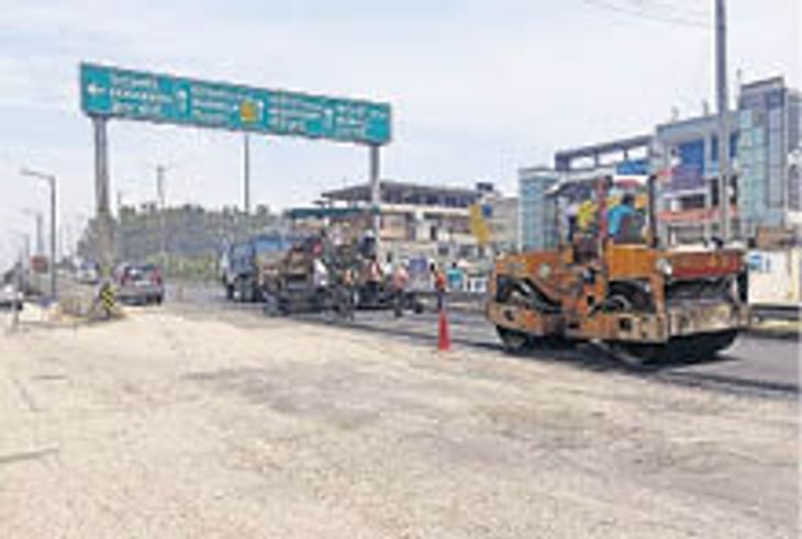 Recarpeting of Derabassi flyover begins, work to be completed in 10 ...